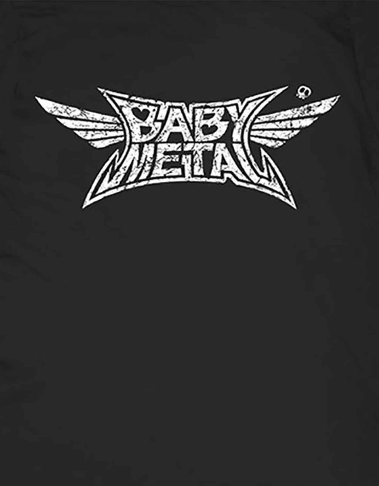 Babymetal Distressed Band Logo T Shirt | eBay