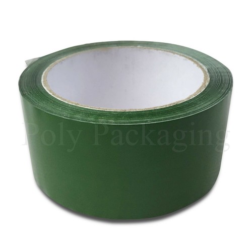 6 x GREEN Rolls COLOURED TAPE(50mmx66m)(2"Wide)Low Noise Adhesive ...