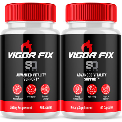 Vigor Fix Male Health Pills - Boost Masculine Vitality and Performance ...