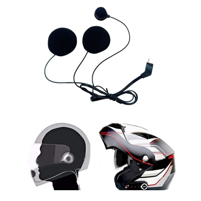 All Purpose 10Pin Headset Switching Corded Mic for Motorcycle Helmets ...