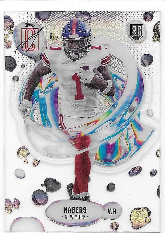 2024 Topps Signature Class Football F7 Malik Nabors Fluidity RC/ CASE ...