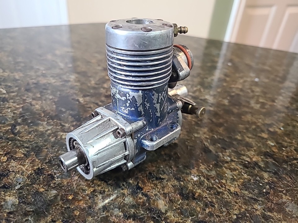 KB Outboard 7.5 VINTAGE RC Boat Gas Engine Motor For Parts Or Repair ...