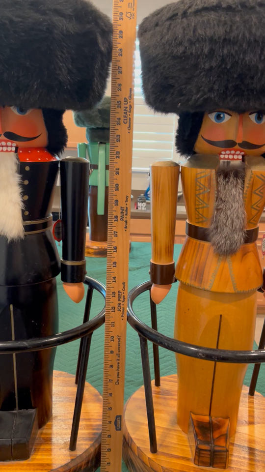 Vintage Volkmar Matthes Nutcracker Barstools $600/each | eBay