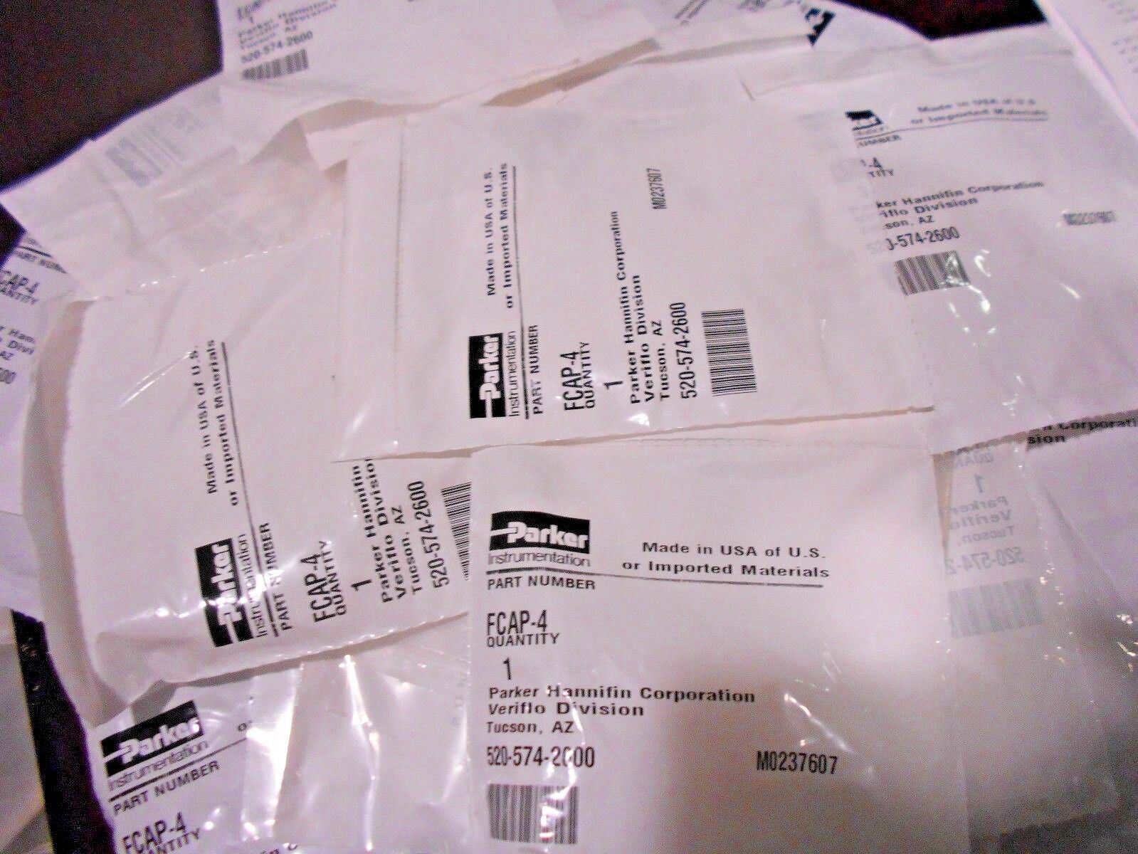 (3 Pcs), FCAP-4 Parker - Parflare PFA Tube Cap 1/4 Tube,NEW | eBay