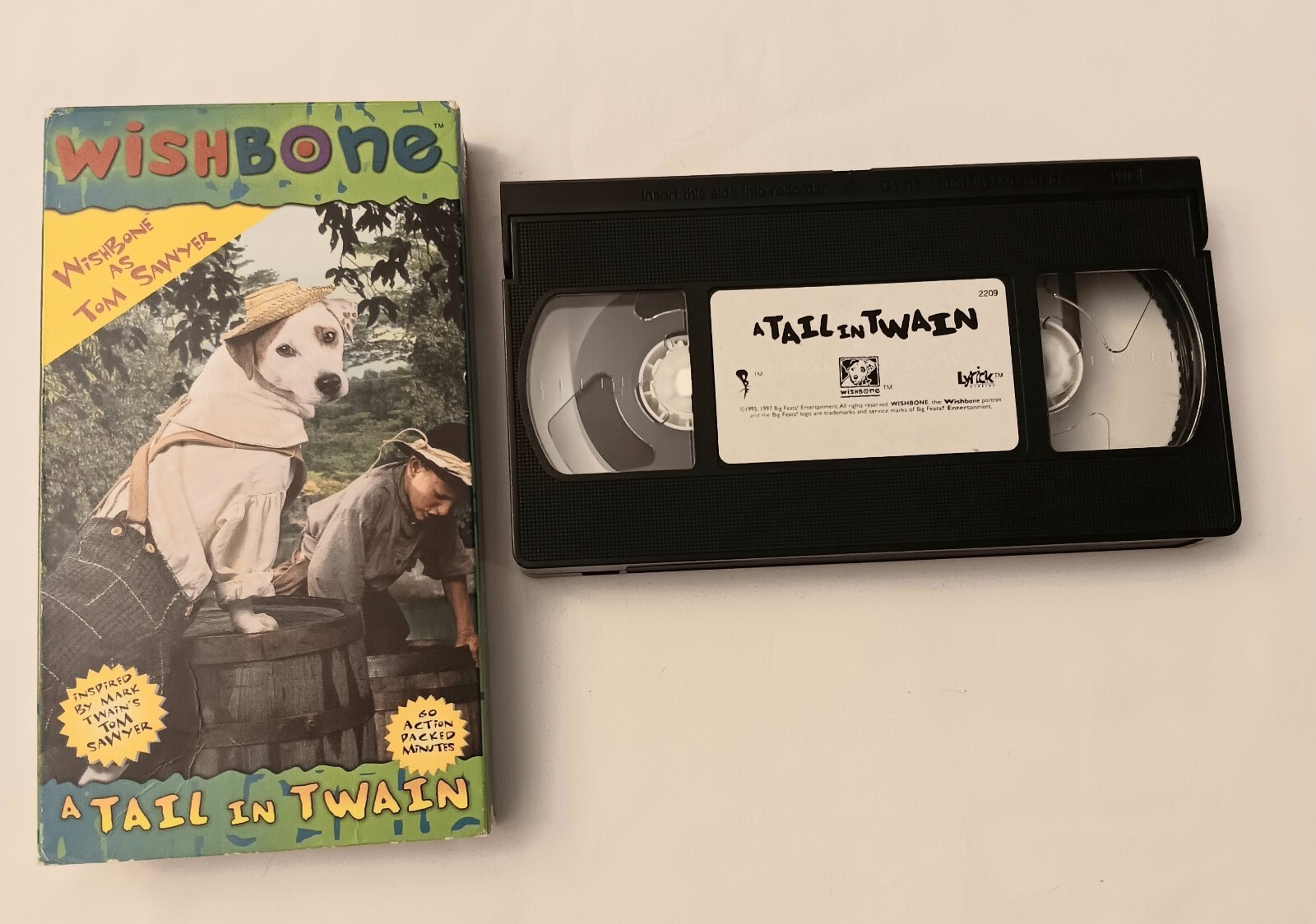 WISHBONE: A TAIL IN TWAIN (vhs) Wishbone as Tom Sawyer. NEW. Rare. PBS ...