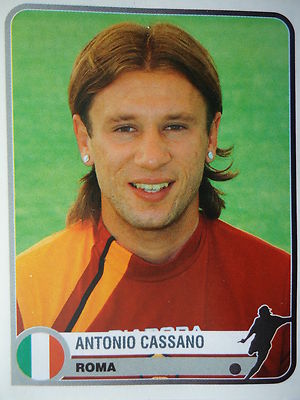 Panini 345 Antonio Cassano AS Roma Champions Europe 1955-2005 | eBay