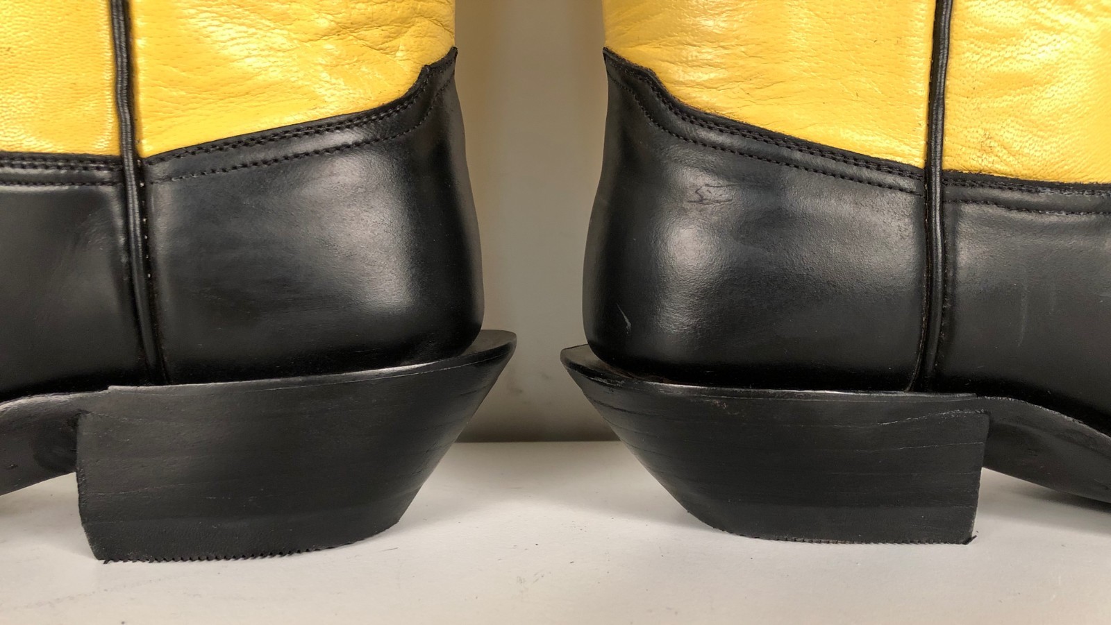 Jose Sanchez Boots, Ladies 6.5B Genuine Black Calf Cowboy Boots w/Spur ...