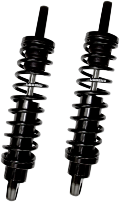 Legend 13" Black Standard Revo Rear Shocks 2004-2021 Harley Sportster ...