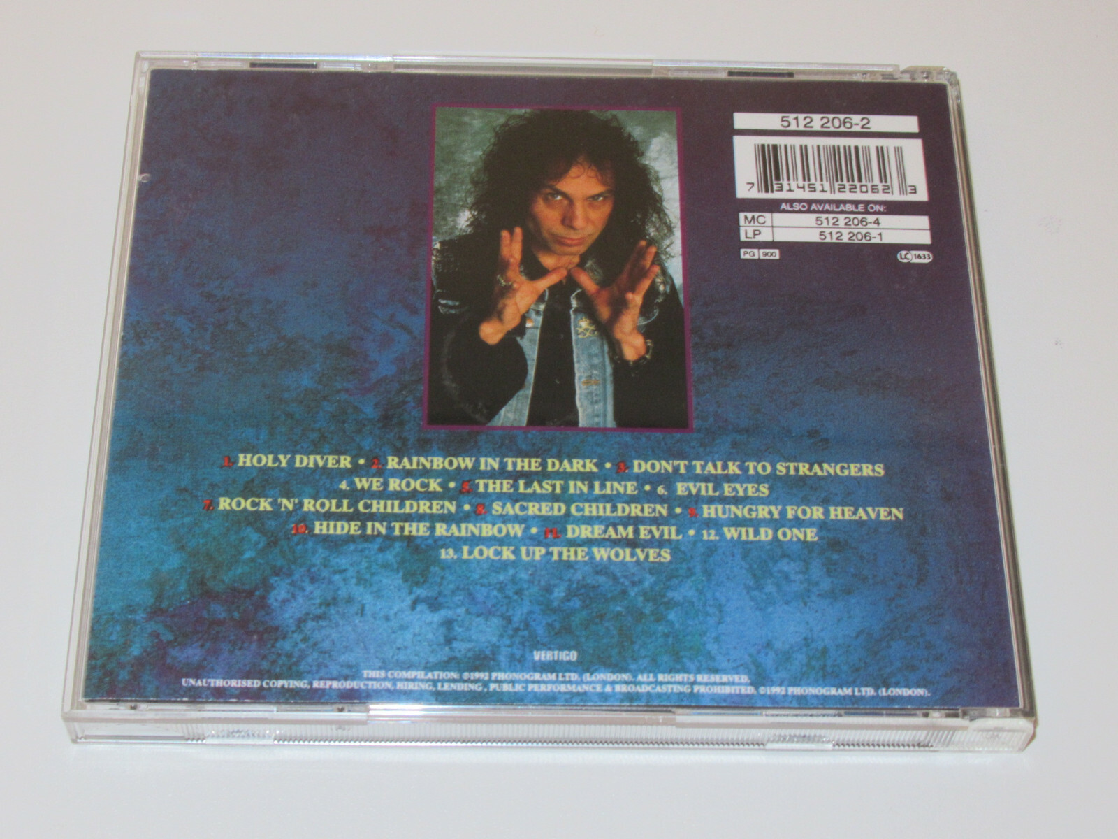Dio ‎– Diamonds - the Best Of Dio / Vertigo ‎– 530 117-3 CD Album | eBay