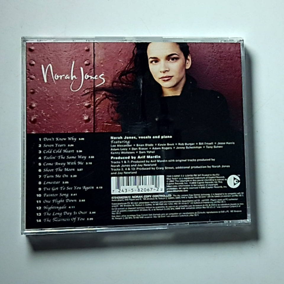 Norah Jones – Come Away With Me (CD, 2002) Europe 7243 5 82067 2 2 ...