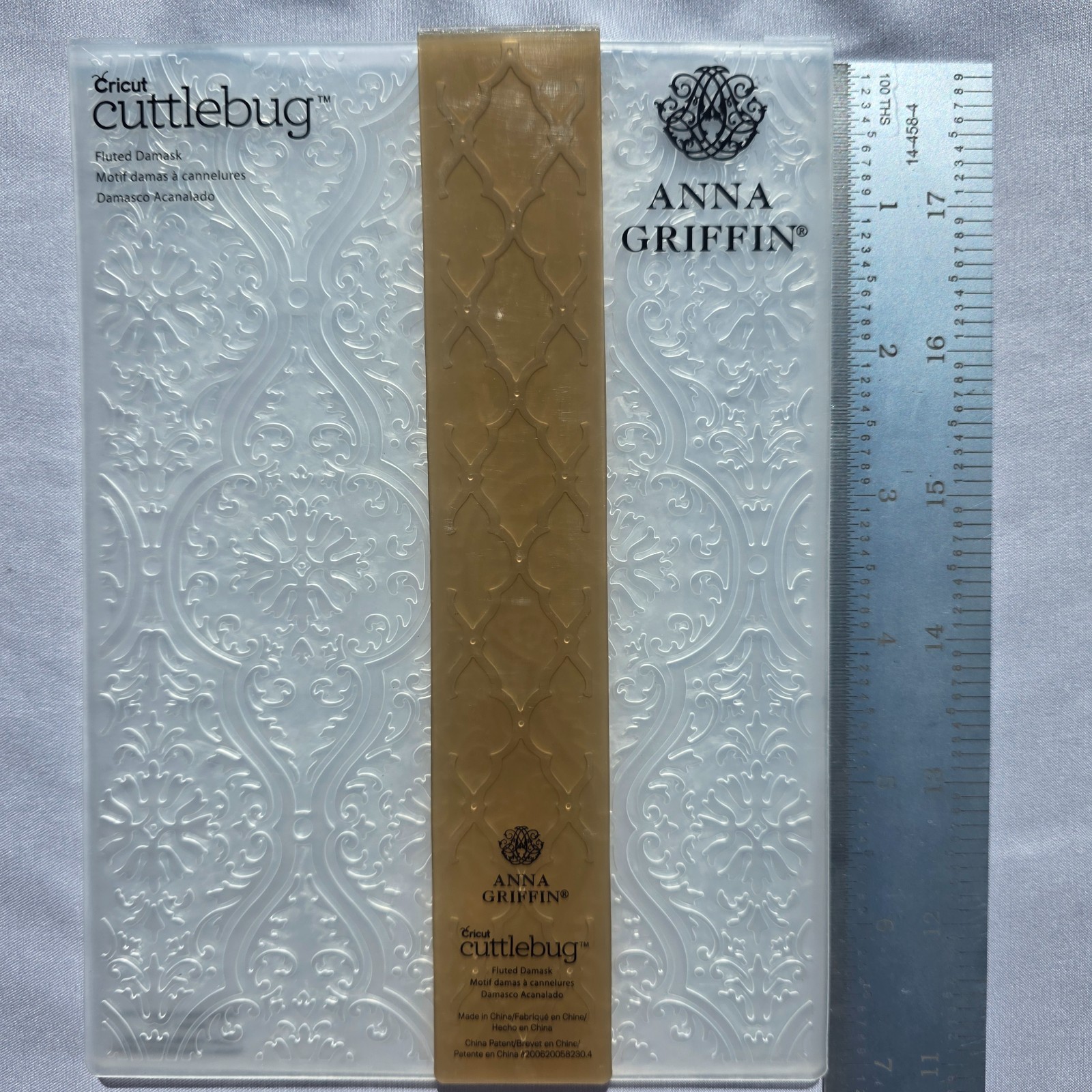 Anna Griffin Embossing Folders 5x7 with 1.25x7 Border - Select Designs
