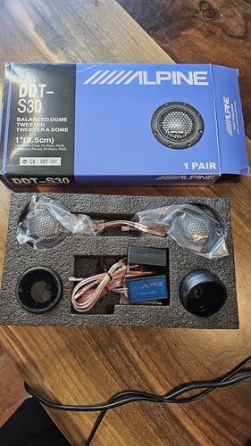 Alpine DDT-S30 360W 2.5CM 1" Soft Dome Balanced Car Audio Speaker ...