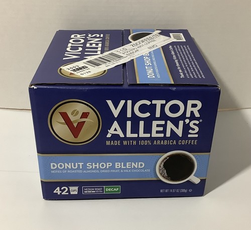 Decaf Victor Allen Donut Shop Blend Medium Roast Keurig K-Cup Pods - BB ...