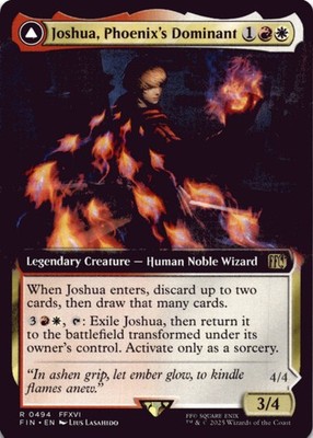 MTG Joshua, Phoenix's Dominant (Extended Art) Normal NM FINAL FANTASY ...