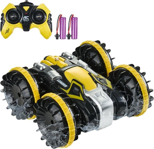 Toy Remote Control, Amphibious Car, 4WD Waterproof 2.4GHz RC Car Boat ...