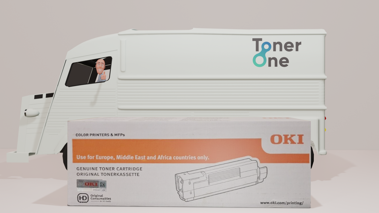 Toner Cartridge Original OKI 1x Black 01279001 / B710 for OKI B 730 DN ...