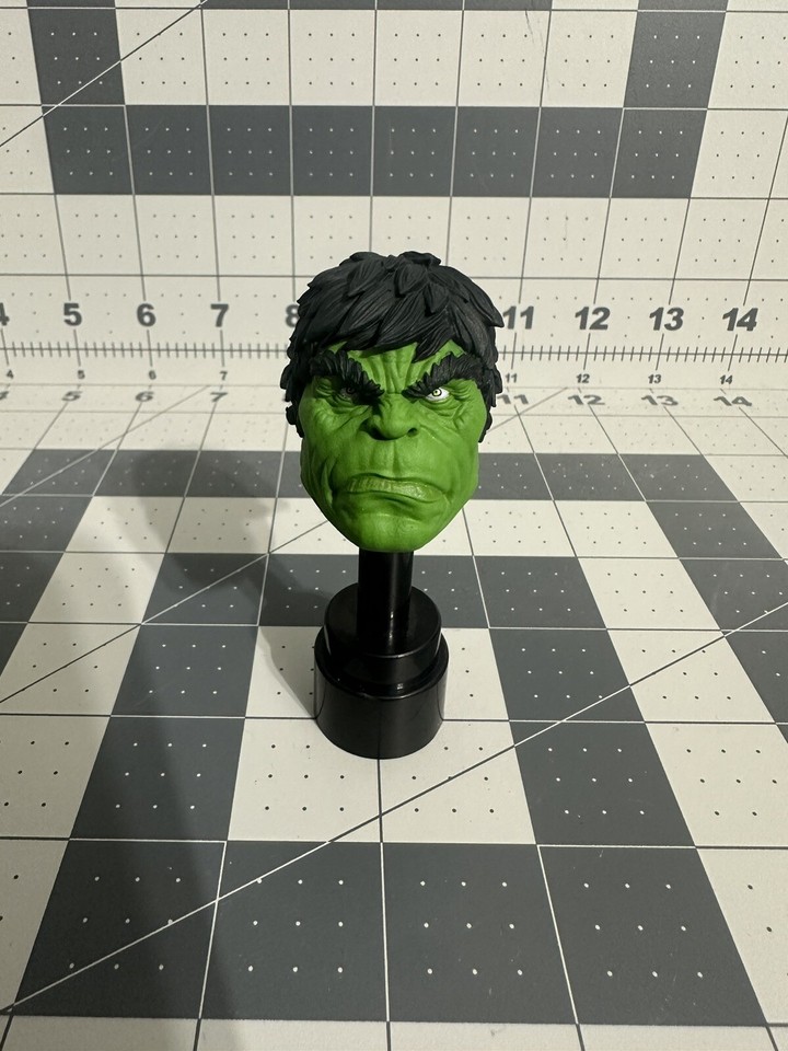 3D Printed - 1/12 PAINTED Classic Hulk NORMAL Headsculpt Marvel Select ...
