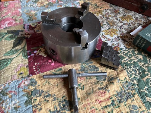 HARDINGE 5" LATHE CHUCK 3 JAW MODEL 30AHCX w/2 matching jaw sets ...