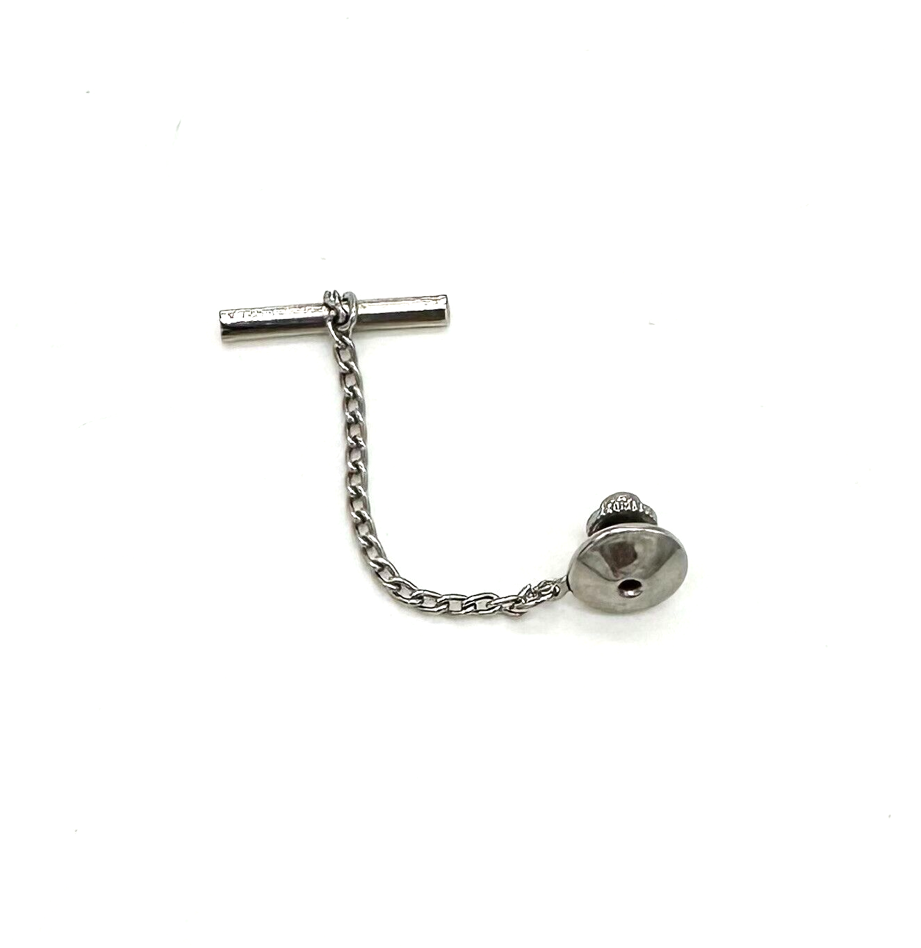 ☑️ Tie Tack Back, Add Your Own Pin - Silvertone 7/8" x 2" BP4 | eBay