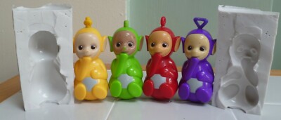 3d TELETUBBY SILICONE MOULD FOR CAKE TOPPERS, CHOCOLATE, CLAY ETC | eBay