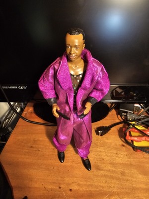 Vintage 1991 Mattel MC Hammer Doll Bustin’ Purple Outfit Barbie 12 ...