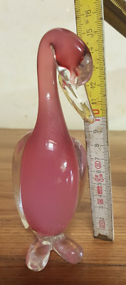 Cigno Vetro Murano Italy cm 15 Scultura Papera Statua Vintage Anatra ...