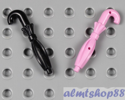 LEGO - Black & Pink Umbrellas Folded - Minifigure Utensil Boy Girl ...