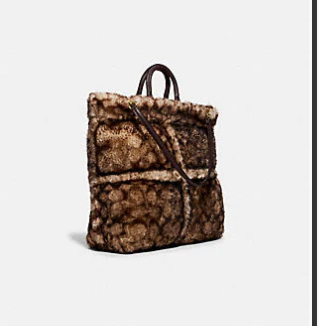Coach Rogue Tote Signature Shearling Style C6162 NWT | eBay