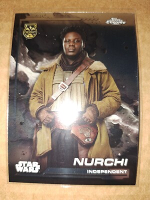 2024 Topps Chrome Star Wars #92 Nurchi Rookie Debut Medallion Raymond ...