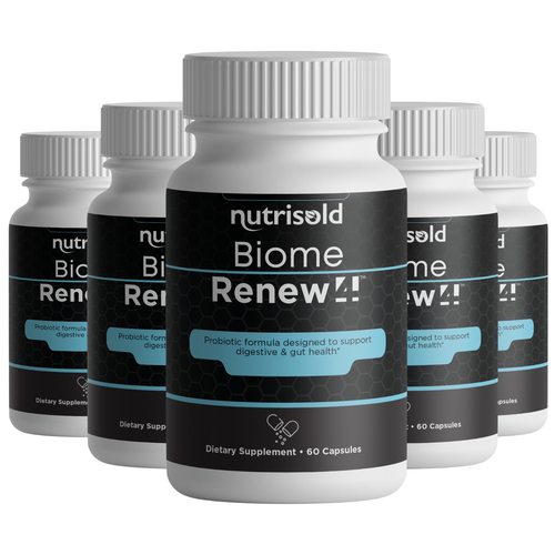 Biome Renew 4 Support Digestive & Gut Health 5 Bottles 300 Capsules | eBay