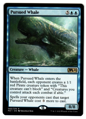 1x Pursued Whale Double Masters 2XM Rare Magic the Gathering MTG | eBay