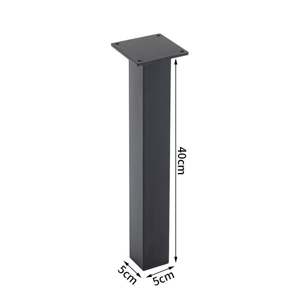 Set of 4 Legs 20-110cm Black Table Legs Worktop Cabinet Desk Table ...