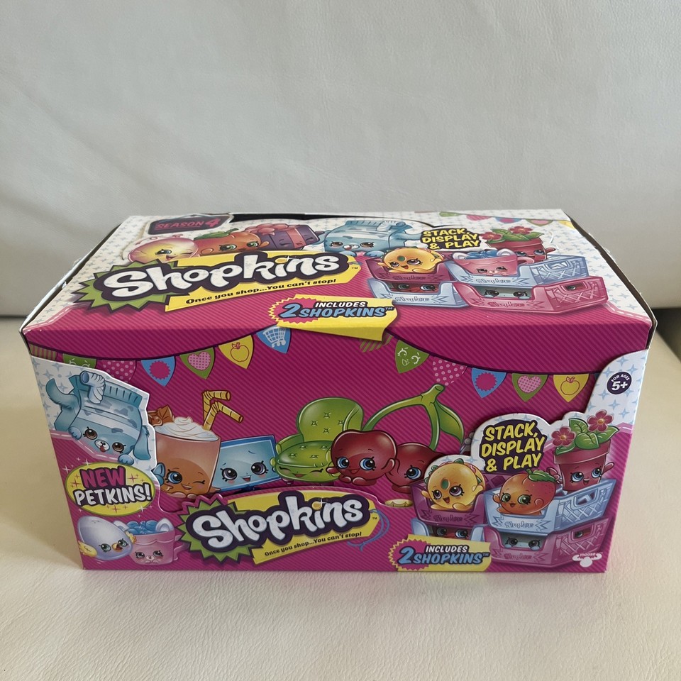 Shopkins Season 4 Blind Crate BRAND NEW Sealed Display Full Case 30pcs ...
