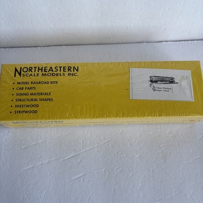 Northeastern Scale Models HP1 Open Platform Coach Craftsman Kit | eBay
