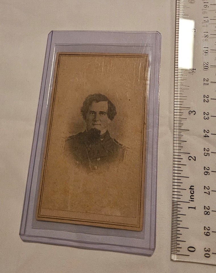 ORIGINAL CARTE DE VISITE OF CONFEDERATE NAVAL COMMANDER JOHN NEWLAND ...
