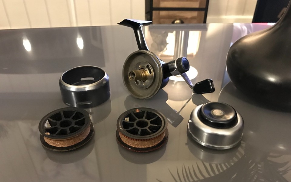 Vintage ABU 506 Closed Faced Match Reel + Spare Spool in V.G.C..(See ...