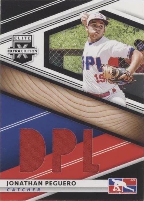 2020 Panini Elite Extra Edition - Dpl Material Jonathan Peguero #DPM-JP ...