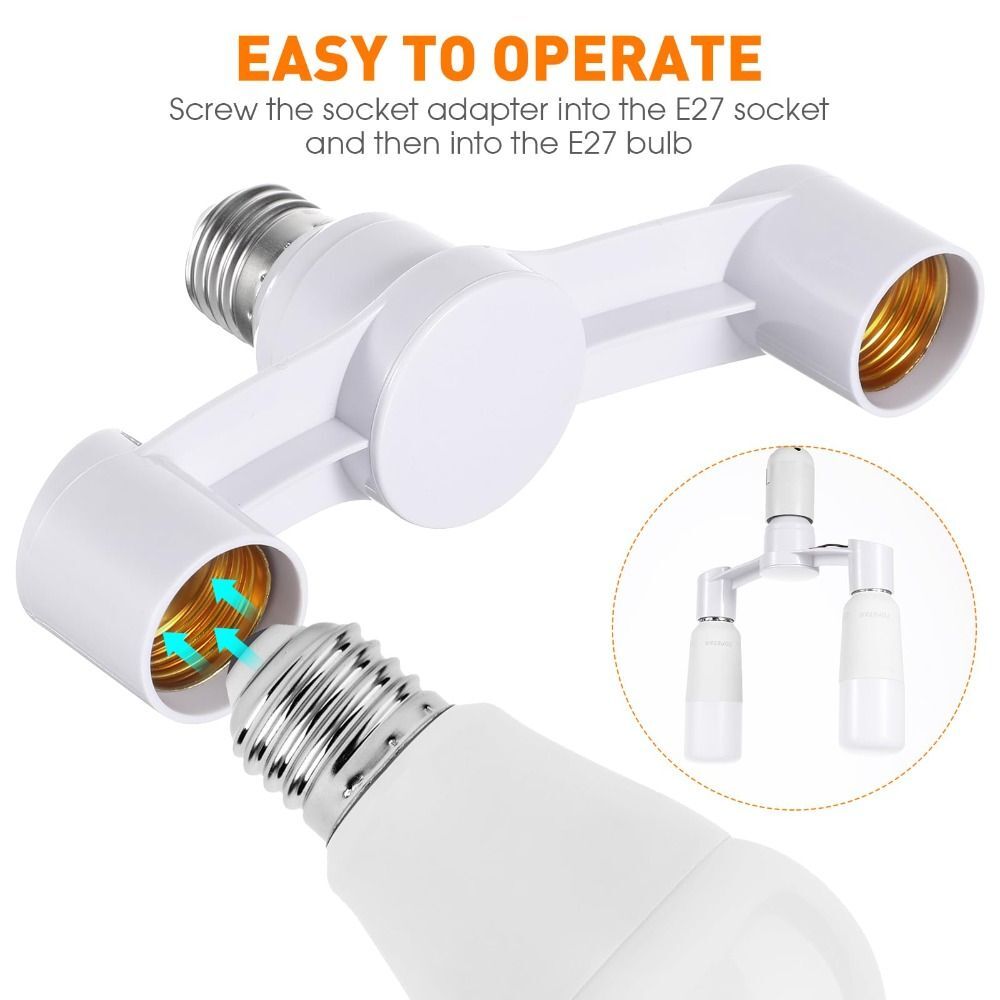 Easy Installation Led Light Bulb Socket Adapter Light Converter Lamp | eBay