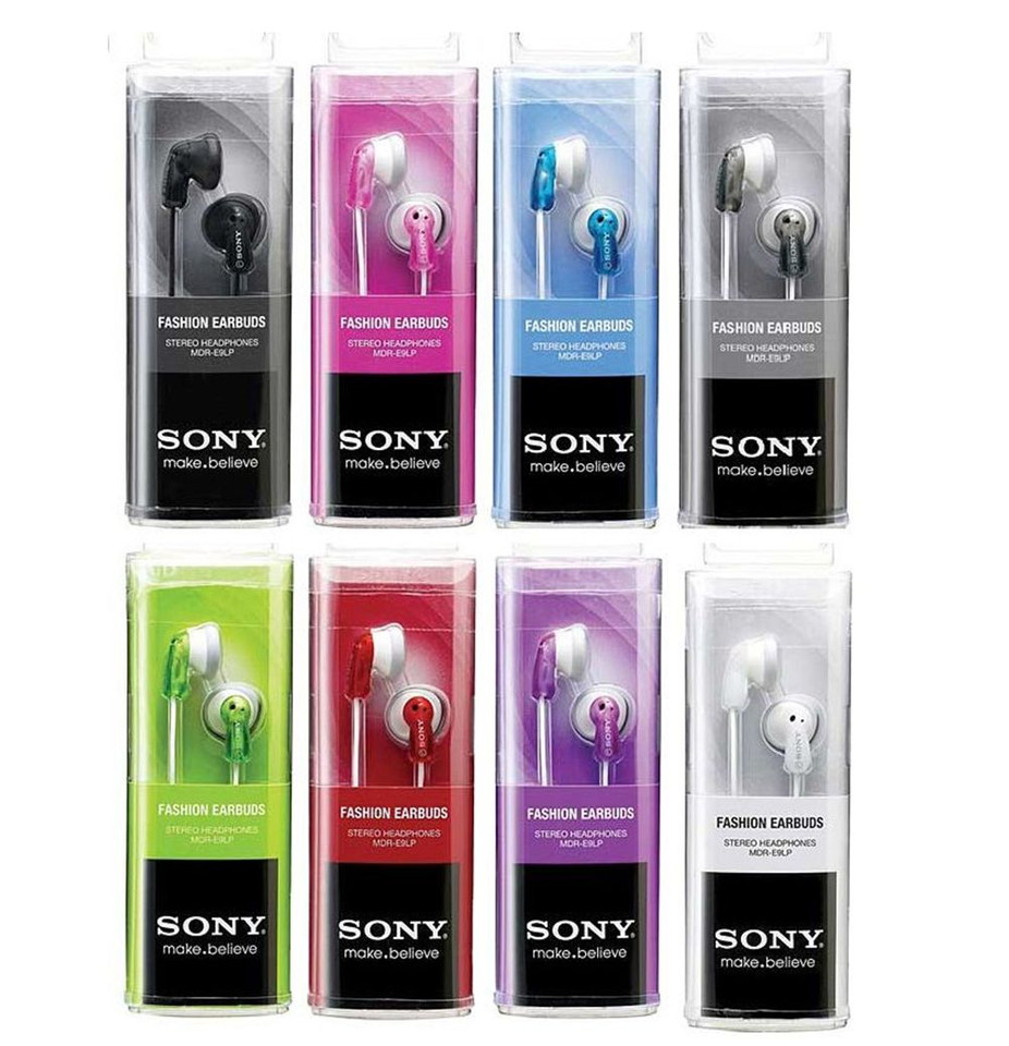 Sony In-Ear Headphones. Stereo Audio Earbud Earphones. Lightweight | eBay