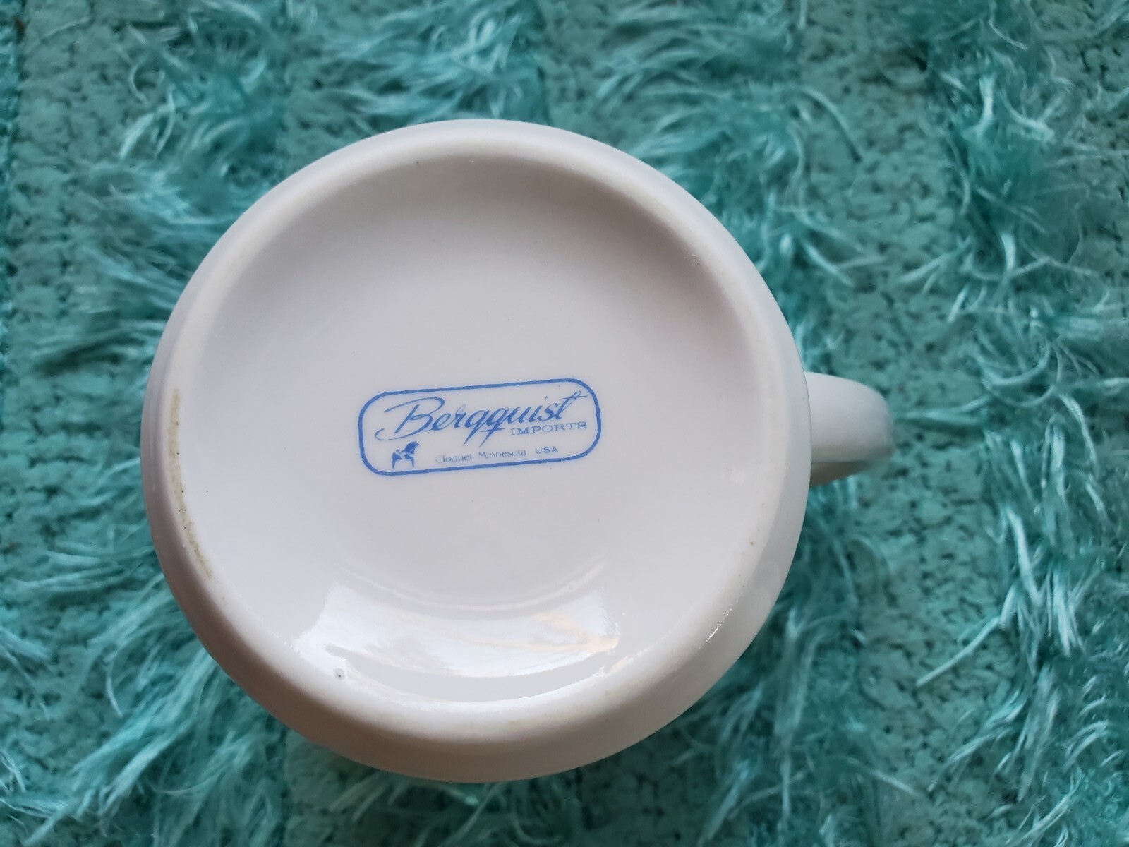 Velkommen Coffee Mug Norwegian Blue Rosemaling - Bergquist Imports ...