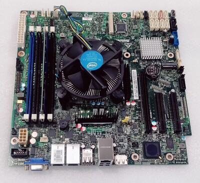 Used Intel MB PBA H57532-350 S1200SP+CPU Xeon E3-1230 V6+ Heat Sink Fan ...
