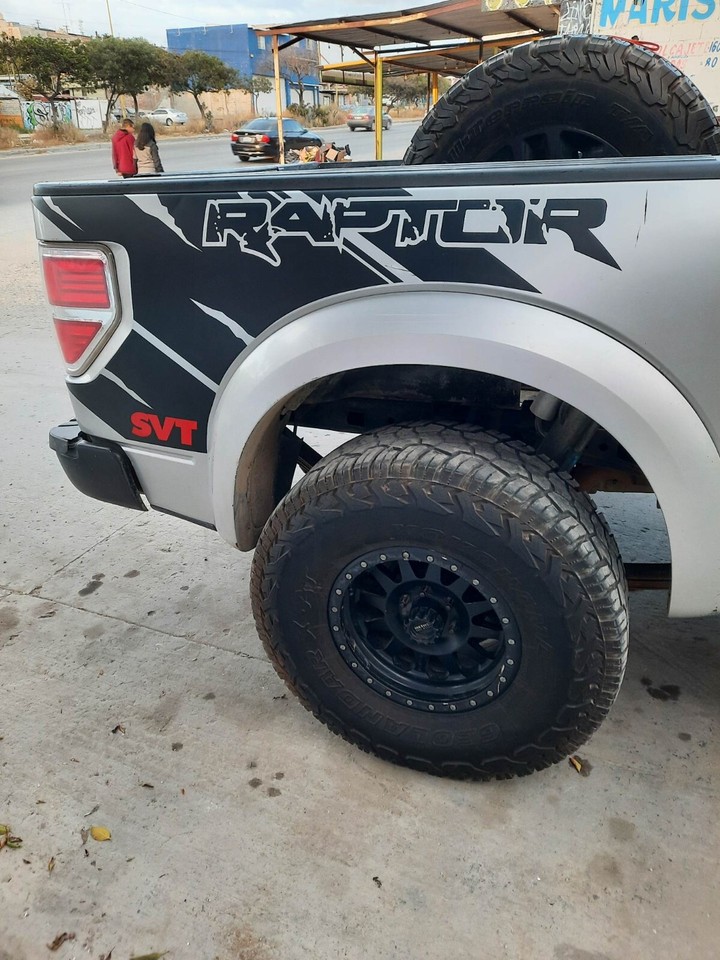 2010 - 2014 Gen 1 Ford Raptor SVT decals Vinyl Cut black matte and red ...