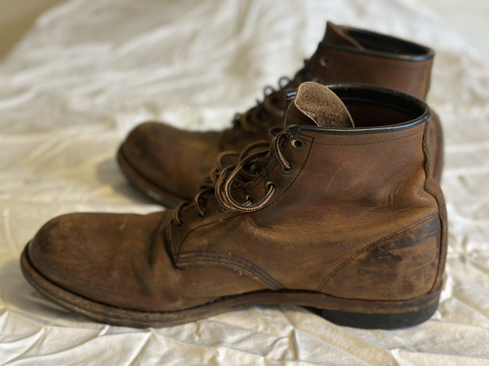 Red Wing x J.Crew Men's Brown Boots Model Beckman 4568 Men’s Size 12 | eBay