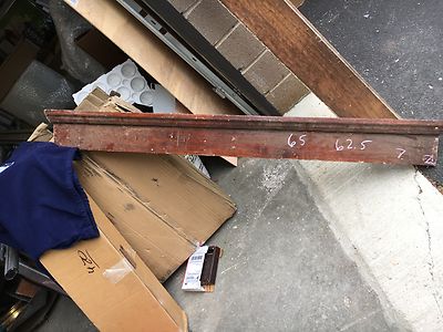 c1890 VICTORIAN OAK window DOOR header pediment crown MOLDING 65" x 7 ...