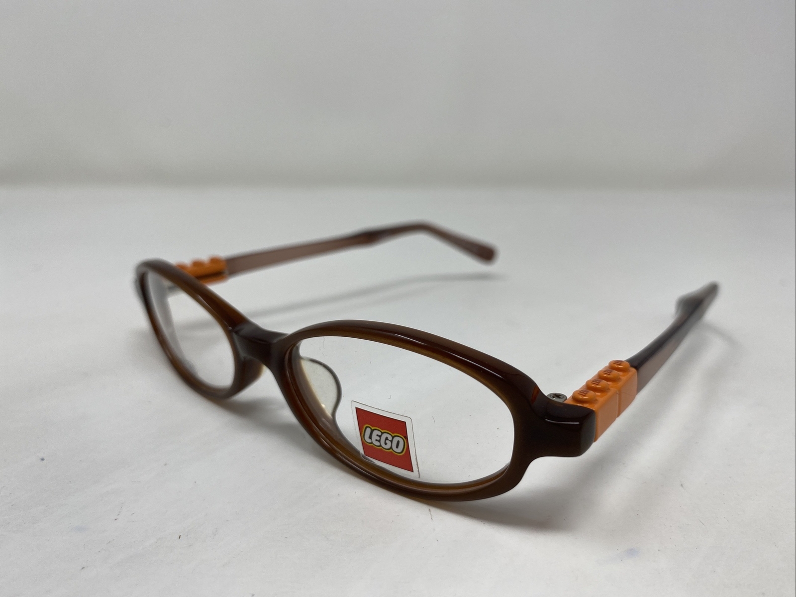 LEGO Eyewear LG-501 C3 46-15-131 Brown Plastic Full Rim Eyeglasses ...