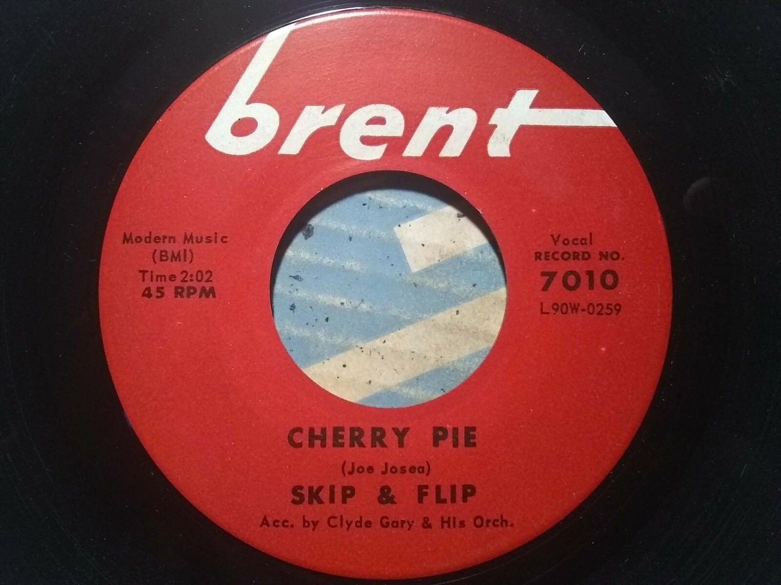 Skip And Flip - Cherry Pie / (I'll Quit) Cryin' Over You - Brent 7010 🔊 ...