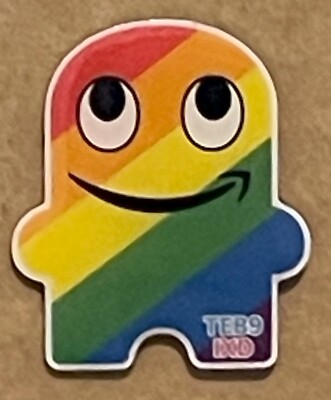 LGBTQ glamazon IXD Gay Pride rainbow Amazon Peccy Pin | eBay
