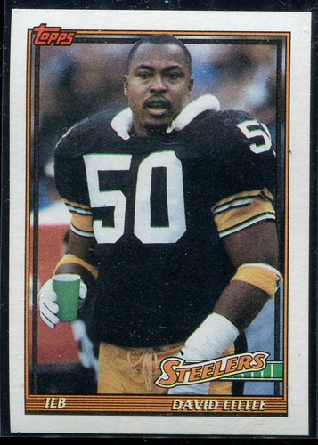 1991 Topps Football David Little #292 Pittsburgh Steelers | eBay