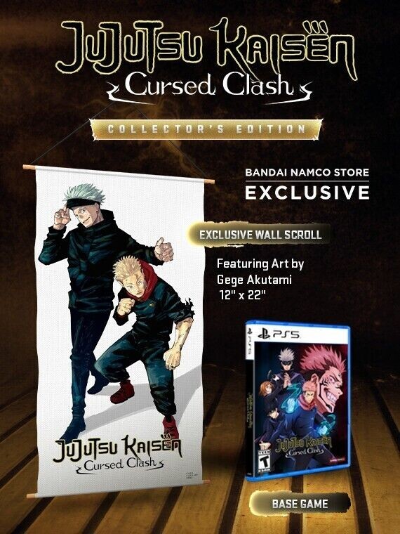Jujutsu Kaisen Cursed Clash Collector's Edition Bundle. PS5 New ...
