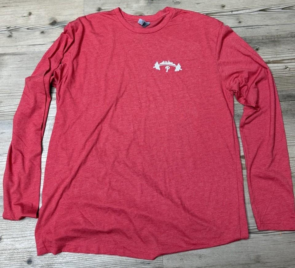 2025 Philadelphia Phillies Nike Team Issued Weight Strength Shirt ...